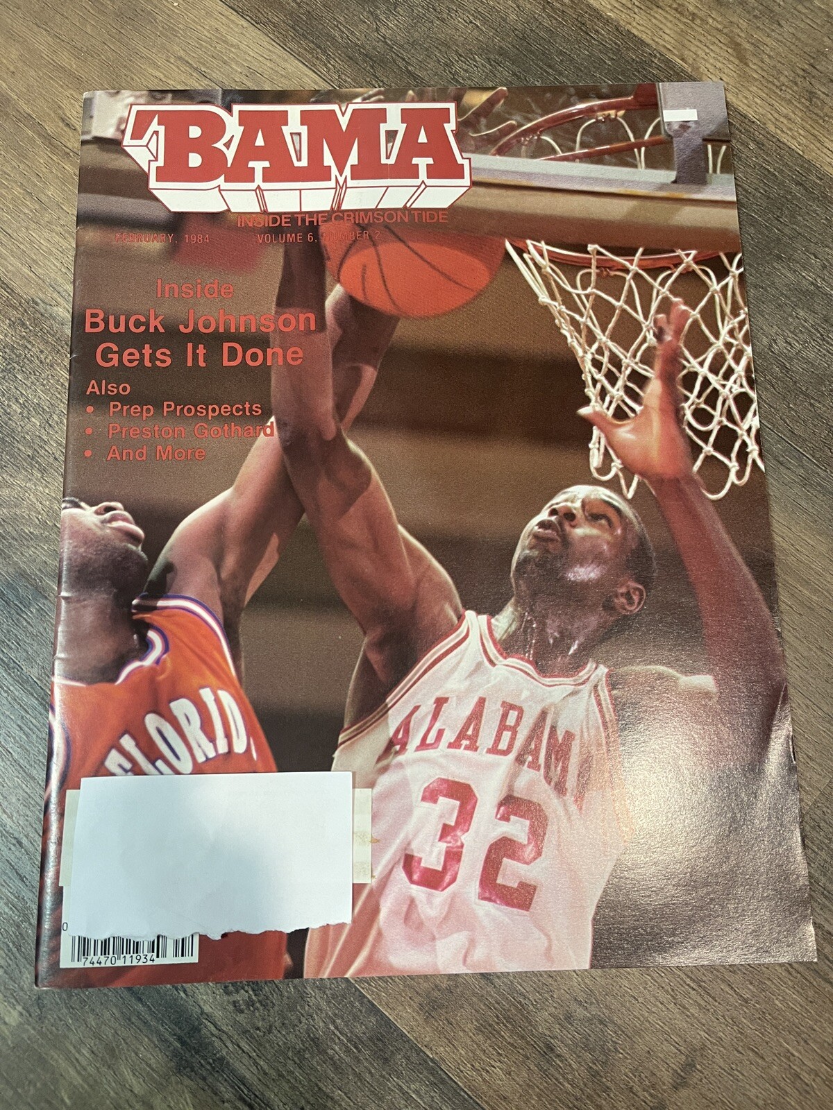 Bama- Inside the Crimson Tide magazine. February 1984. Vol.6#2 | eBay