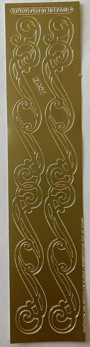Gold Swirls Border