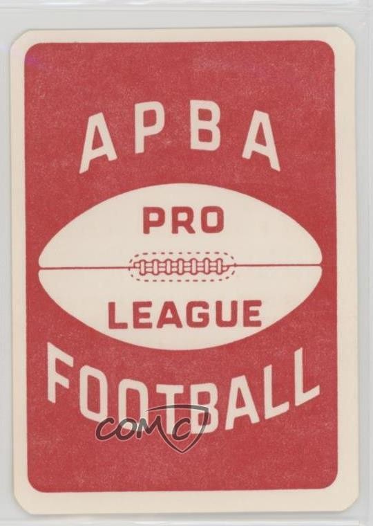 1972 APBA Football 1971 Season Jon Jaqua | eBay