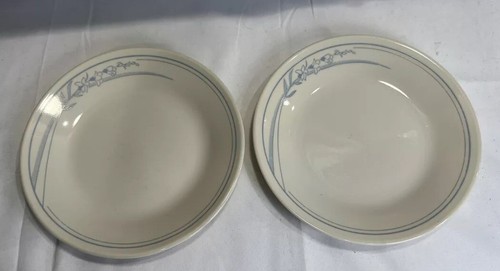 Set of 2 Corning Corelle BLUE LILY Pattern 6¾" Bread & Butter Plates | eBay