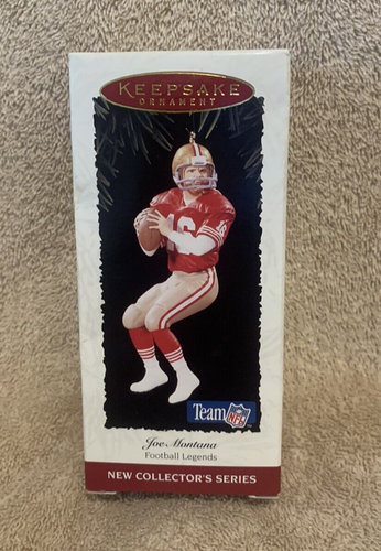 1995 Hallmark Football Legend Quarterback Joe Montana #1 in Series ...
