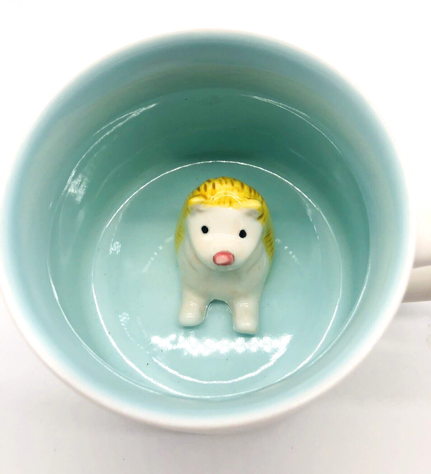 Coffee Milk Tea Ceramic Mug 3d Animal Cup Hedgehog Inside ...