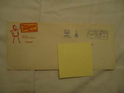 Suburban Propane Gas Co Sprogee ROCKVILLE MD envelope 1959 | eBay