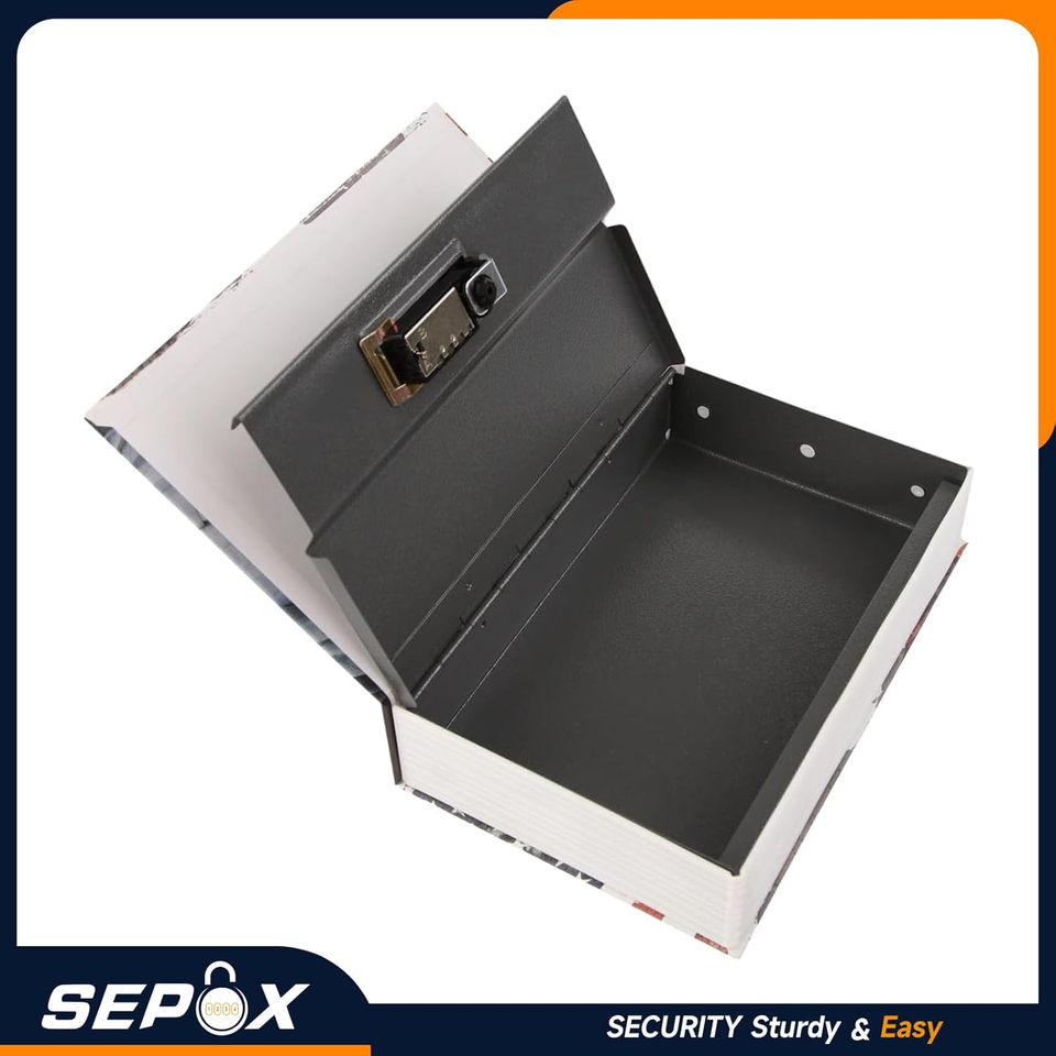 ® 6 Different Book Safe Lock Boxes, Large Book Box with Premium ...
