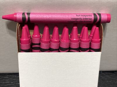 (16) Crayola Crayons (hot magenta) BULK | eBay