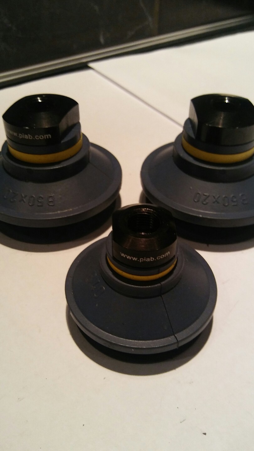 PIAB B50 SUCTION CUP C/W FITTING 2-OFF B40 SUCTION CUP C/W FITTING 1 ...