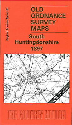 South Huntingdonshire 1897: One Inch Map 187 by David Cozens (Sheet map ...