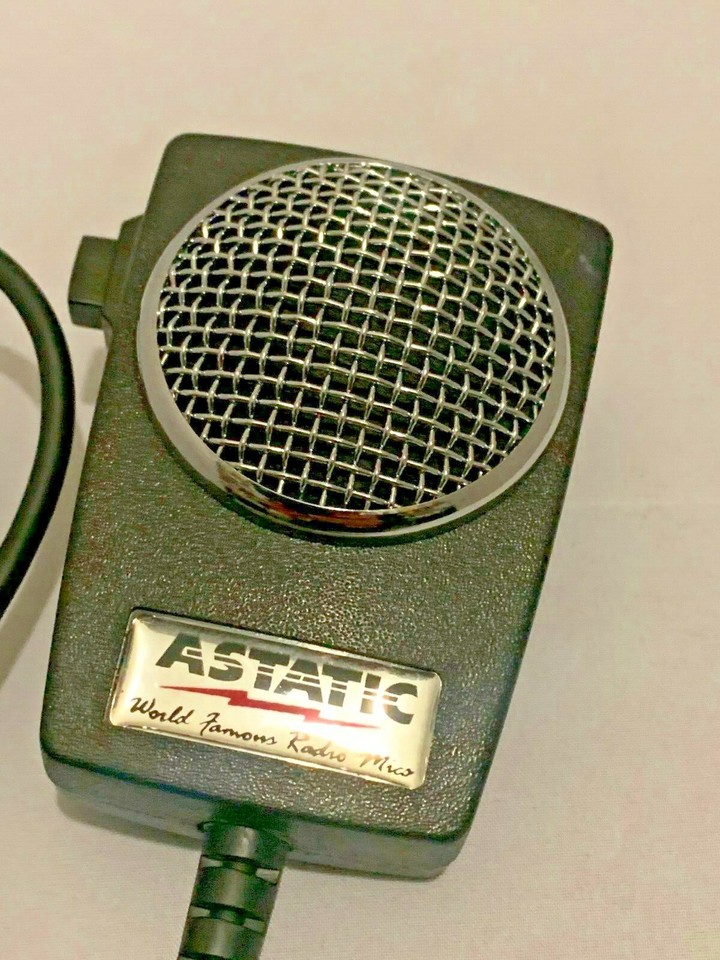 ASTATIC D104 POWER MIC MICROPHONE D104M6B AMPLIFIED - wired to fit your ...