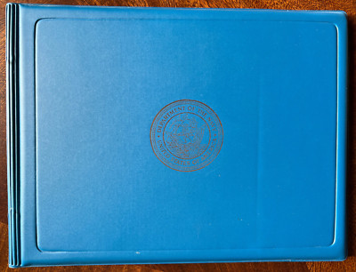 US NAVY Vinyl Award Promotion Certificate Presentation Folders Binders ...