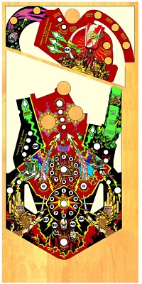 Williams FLASH GORDON Pinball Machine Playfield Overlay UV PRINTED | eBay