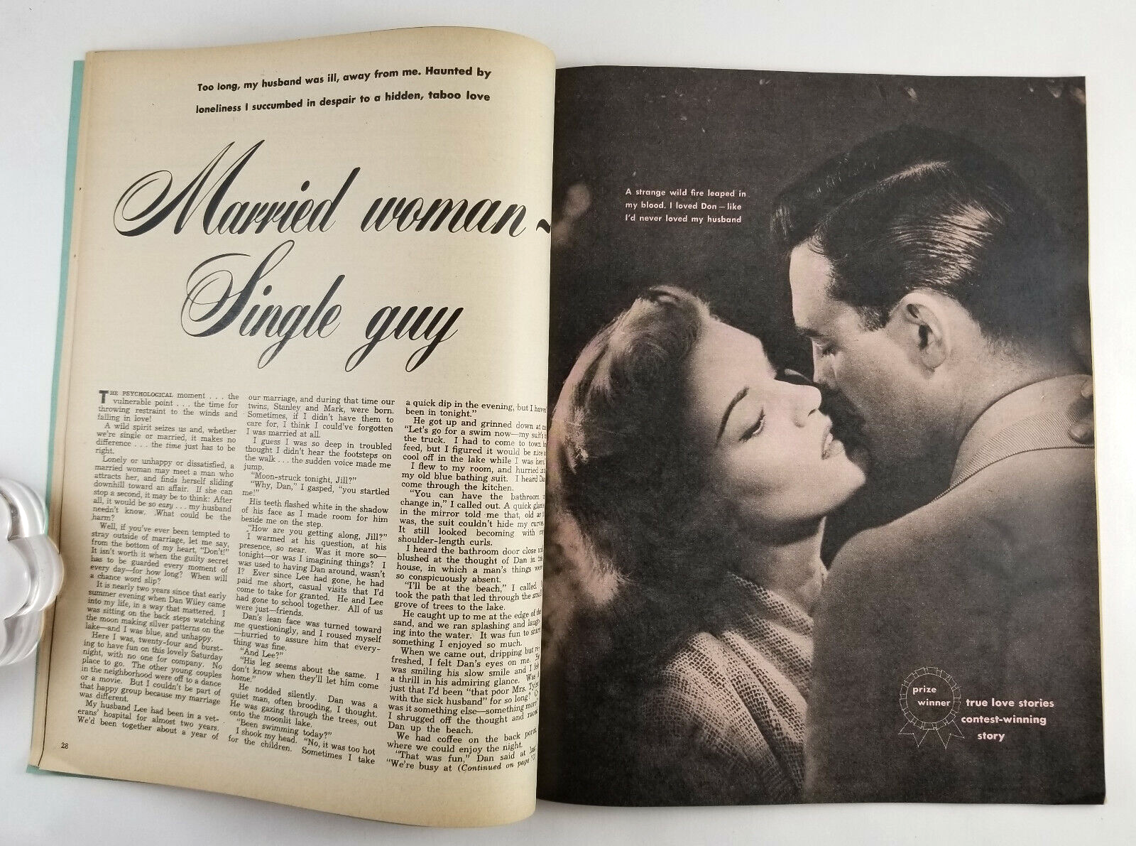 True Love Stories Magazine July 1955 Vacation Affair She Devil Wild ...