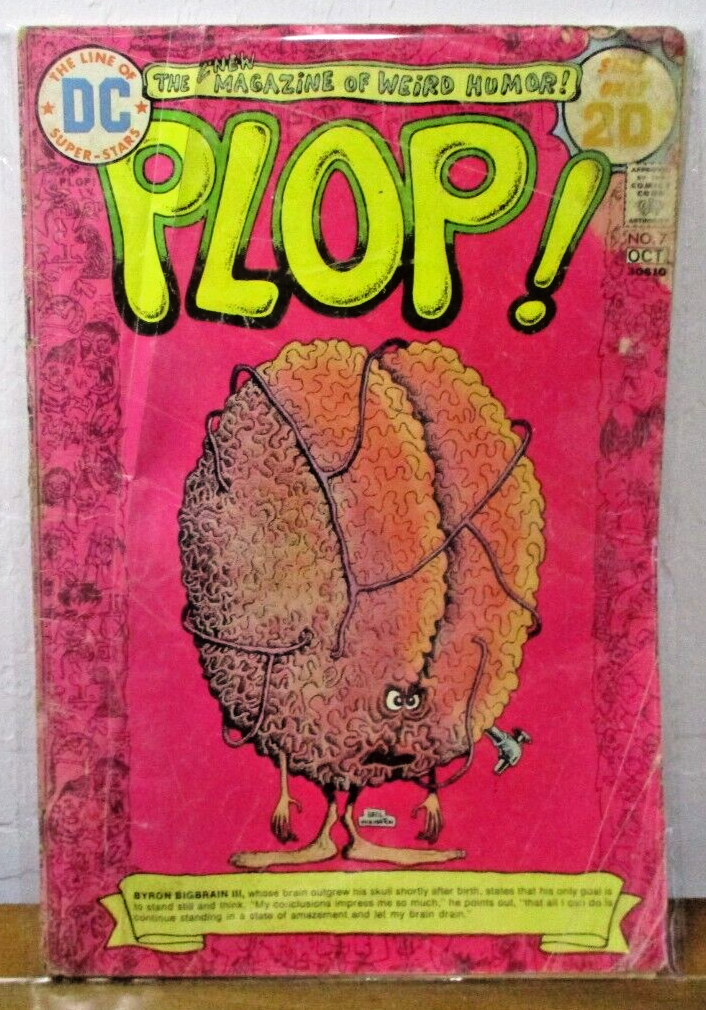 Vintage! PLOP! Comic Book! DC Comics! October 1974! #7! Basil Wolverton ...
