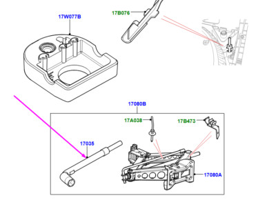 FREELANDER 2 GENUINE WHEEL BRACE BRAND NEW GENUINE TOOL KIT PARTS ...