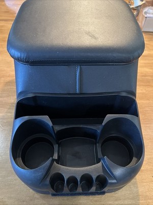 Center Console Bench Seat Clutter Catcher Black Lift Arm Rest Cup And ...