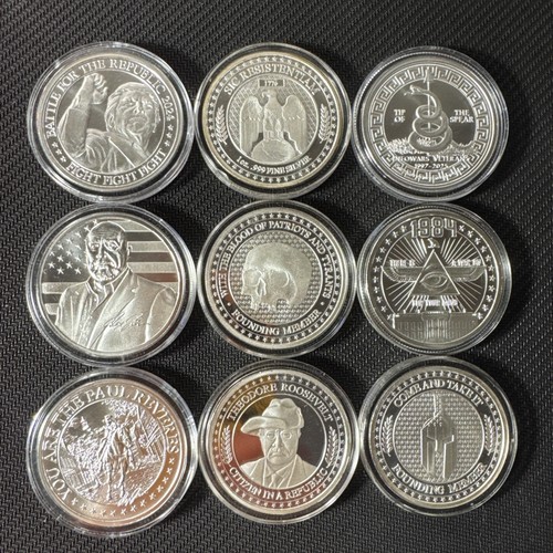 Infowars Alex Jones 1 Oz Silver Coins .999 (Full Set) - Limited Edition ...