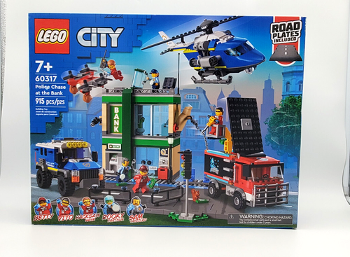 Lego CITY 60317 Police Chase at the Bank Building Set - New/Open Box ...