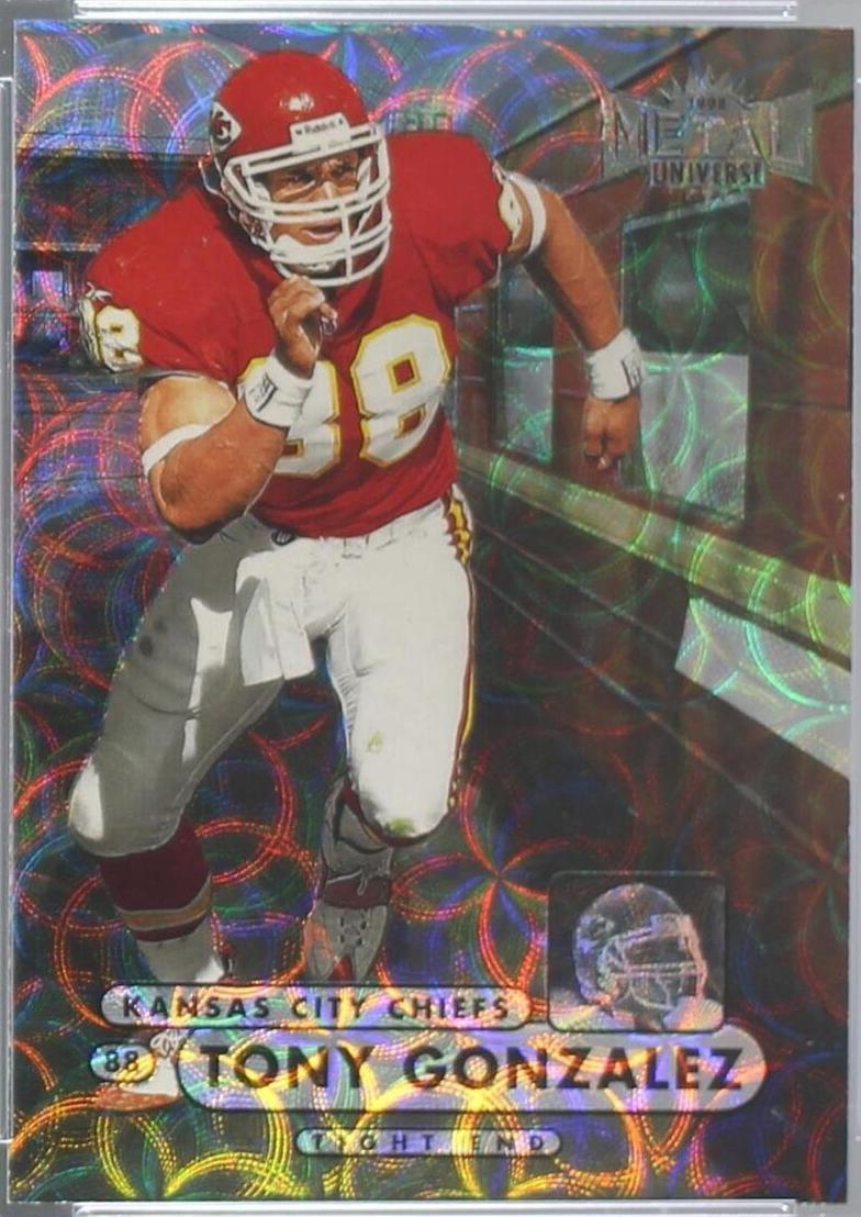 1998 Metal Universe - Tony Gonzalez #114 Precious Metal Gems /50 for ...