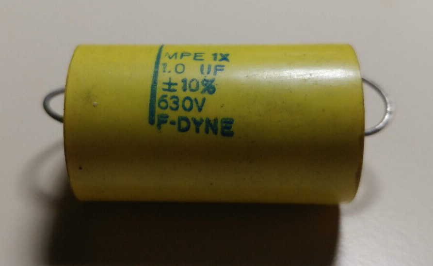 (1) Southern Electronics F-Dyne MPE 1X 1 uf 10% 630v Film Metallized ...