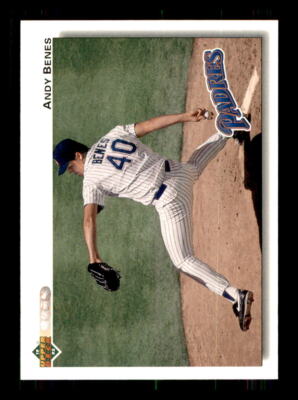 1992 Baseball 1992 Upper Deck Andy Benes San Diego Padres #323 1 | eBay