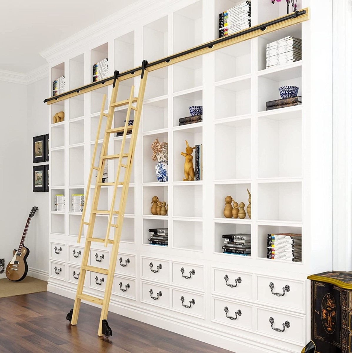 Home Library Sliding Ladder