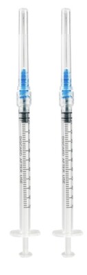 15 Pack 1 ML 23G Retractable Safety Syringe Baksnap DPS | eBay