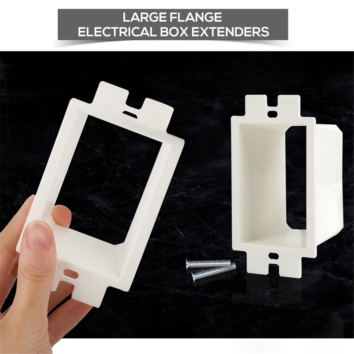 5PCS -2 Electrical Outlet Box Extenders with 10PCS Screws, 1-Gang ...