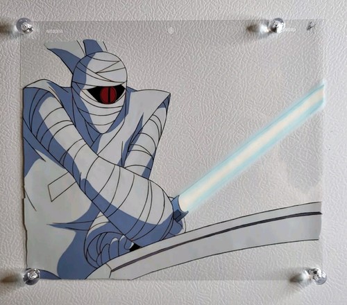 Original Production Animation Art Cel - Mummy With Red Eye with Drawing ...