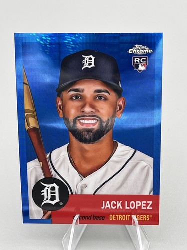 Jack Lopez 2022 Topps Chrome Platinum Anniversary Blue Prism Refractor ...