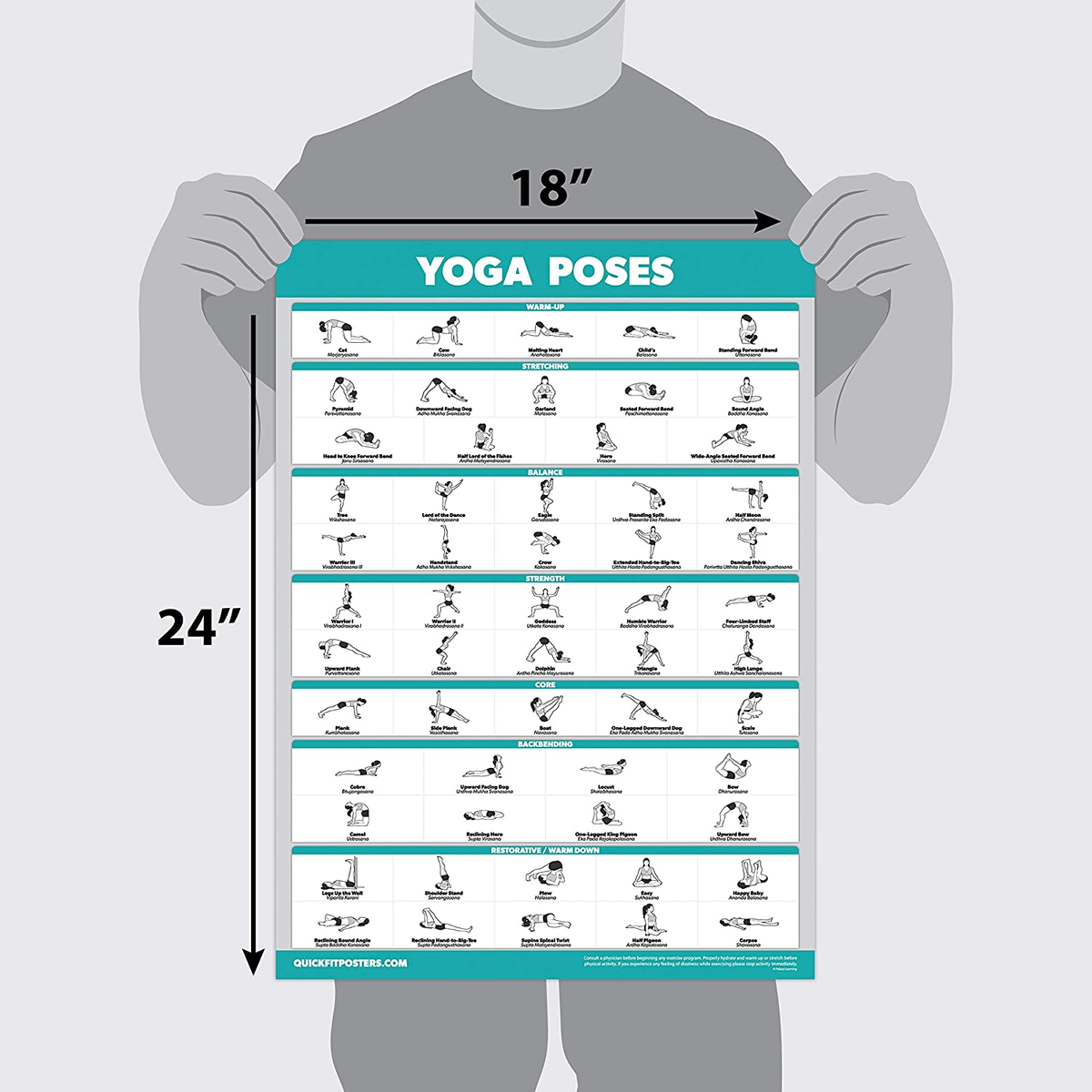 Yoga Poses And Names Chart Yoga Poses