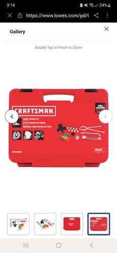 CRAFTSMAN Multiple Materials Brake Service Kit Multiple Colors/Finishes ...