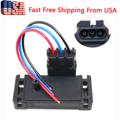 2BAR 2 BAR MAP Sensor Turbo Boost For GM With Plug Connector Pigtail ...