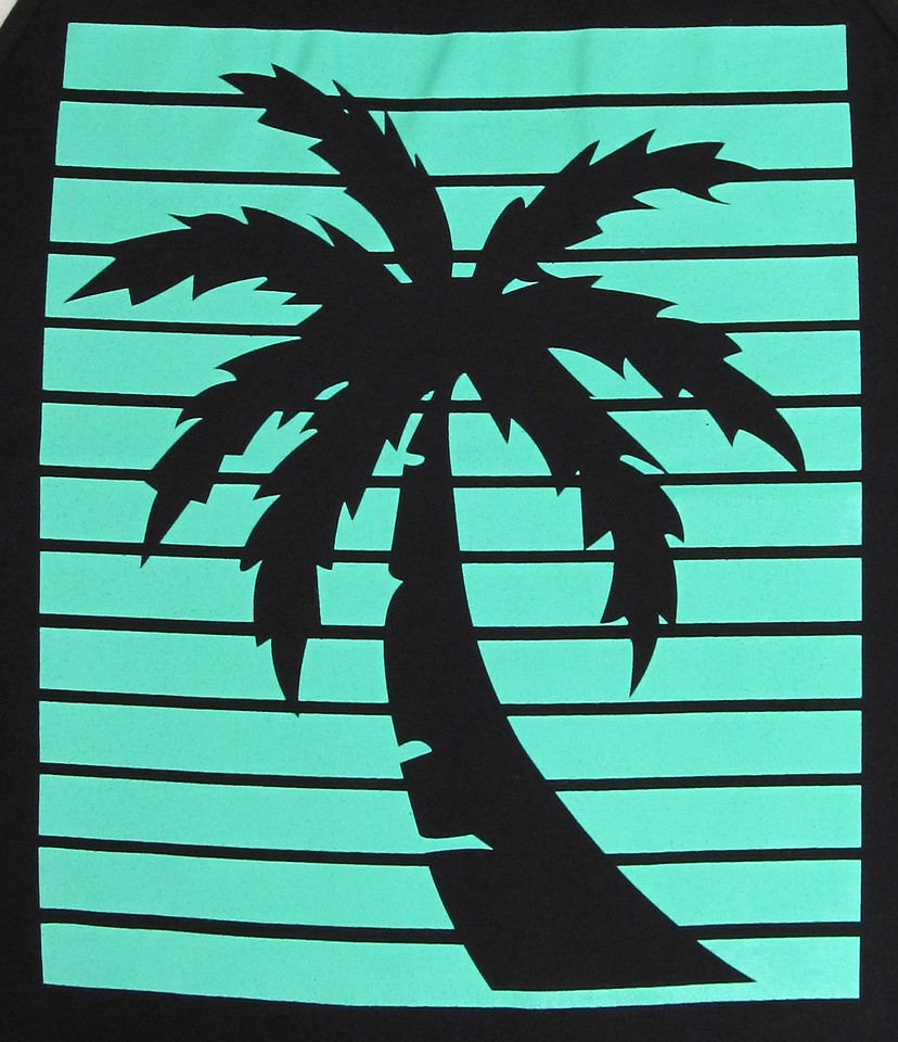 Palm Tree Tank Top T-shirt Tropical California Streetwear Cali Men's ...