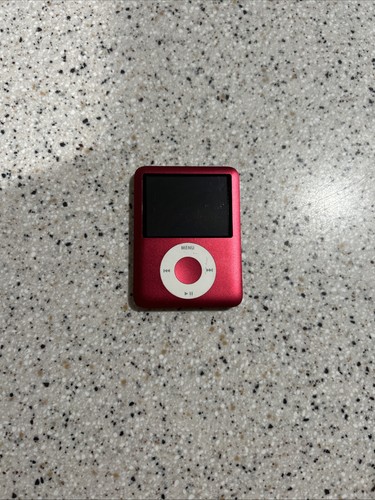 Apple iPod Nano 3rd Gen red, 8GB, Model A1236 (NOT WORKING. PARTS OR ...
