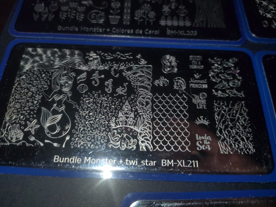 Bundle Monster Stamping Plates for Acrylic and Gel Nails New | eBay