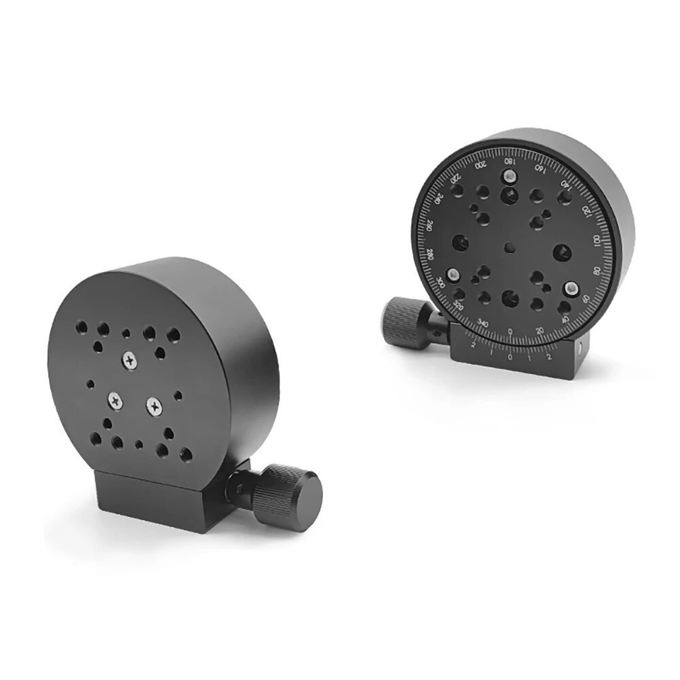 R Axis 360 Degree Rotating Platform Angle Adjustment 100MM Manual ...