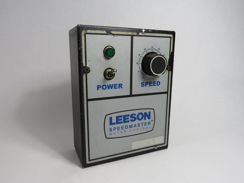 Leeson MM23102D-0163 Speedmaster Controller 0-90(180)VDC 5A SHELF WEAR ...