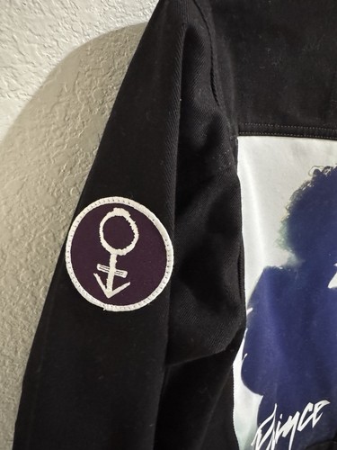 Prince Purple Rain Black Denim Jacket - SMALL | eBay