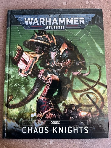 Warhammer 40K Chaos Knight 10th Codex No Code | eBay UK