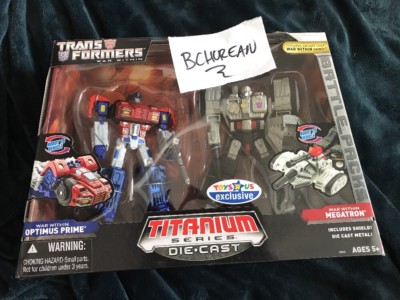 Transformers Titanium Series War Within Optimus Prime vs Megatron New ...