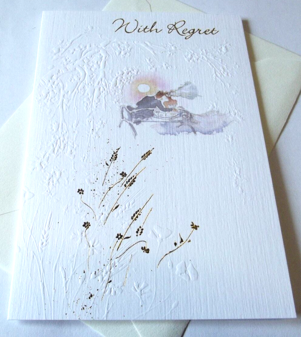 Wedding Regret Card.......R.S.V.P Greetings Card & Envelope | eBay UK