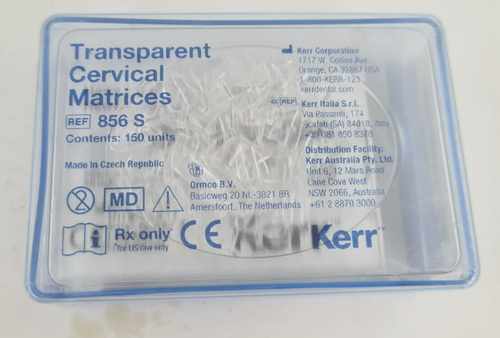 Kerr Transparent Cervical Matrices Ref 856 S | eBay