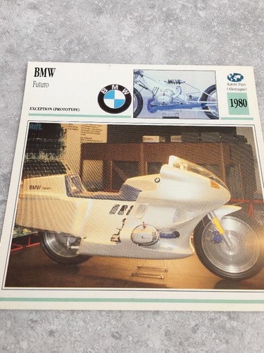 BMW Prototype Futuro 1980 Motorcycle Collection Atlas Germany | eBay