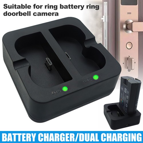 Quick-Release Ring Battery Pack for Ring Video Doorbell 2 3+ 4 Charger ...