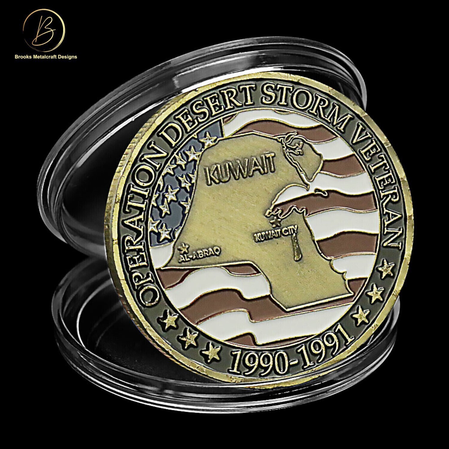 Operation Desert Storm Veteran Challenge Coin | eBay