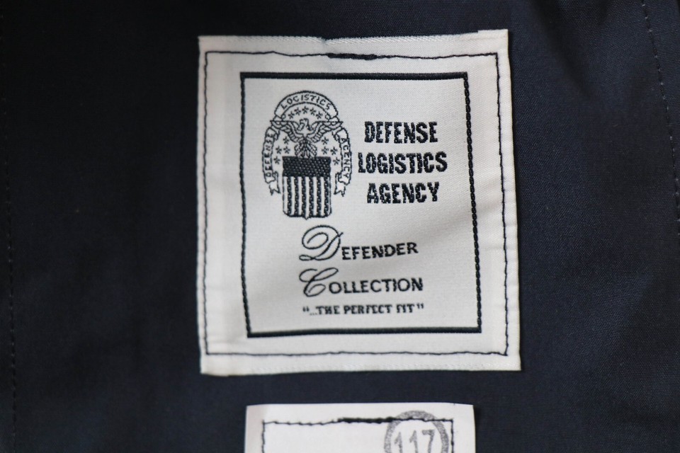 44S - Men's US Air Force USAF Blue All Weather Trench Overcoat Coat ...