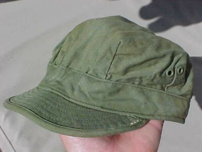 ORIGINAL WWII US HBT SHORT BILL CAP - SIZE 7 | eBay