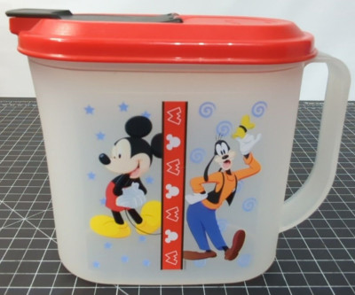 Tupperware Disney 1 Qrt Slimline Pitcher Mickey Goofy Model #2189A-3 ...
