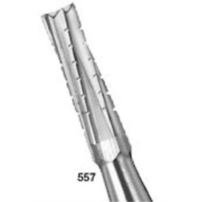 FG #557 STRAIGHT FISSURE CROSSCUT CARBIDE BUR - PACKAGE OF 10 MIDWEST ...