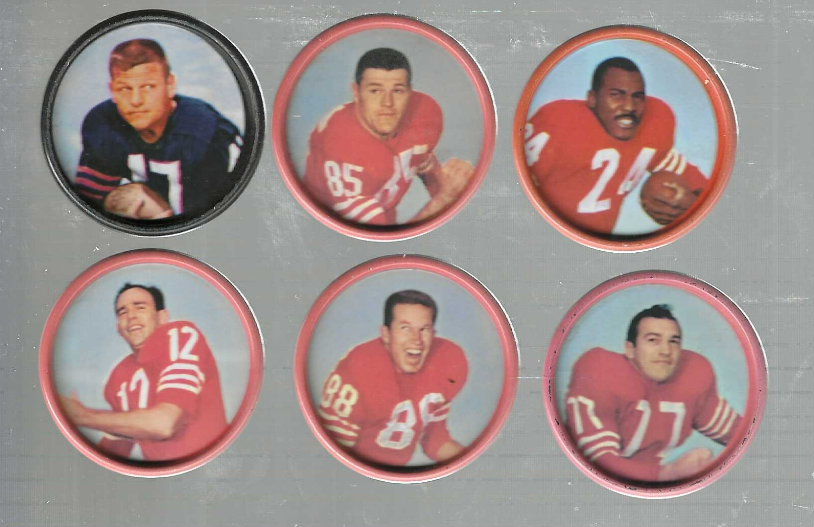 1962 Salada Football coin #33 Monty Stickles Nr Mint Set Break | eBay