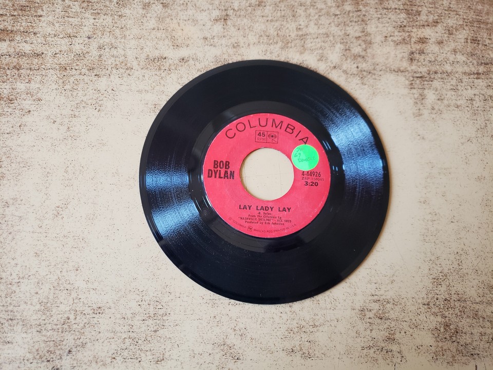 1960s EXCELLENT Bob Dylan – Lay Lady Lay/PEGGY DAY 44926 45 | eBay